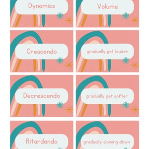 Music Vocabulary Flashcards Piano Lessons Music Lessons Homeschool ...