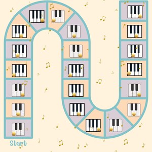 Piano Keys and Letters Piano Game Music Game Music Theory Game ...