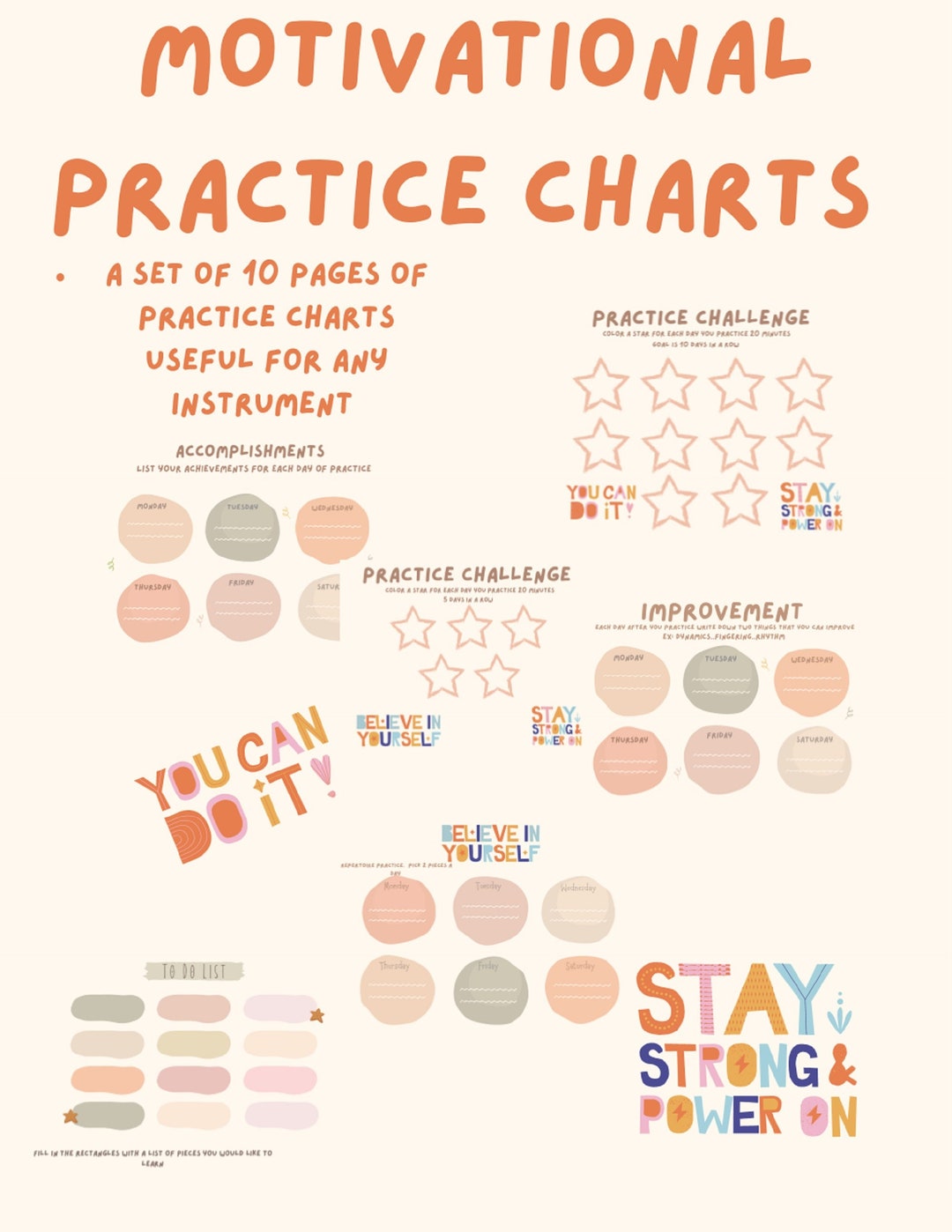 Practice Challenge Music Lessons Practice Tracker Piano Lessons Piano ...