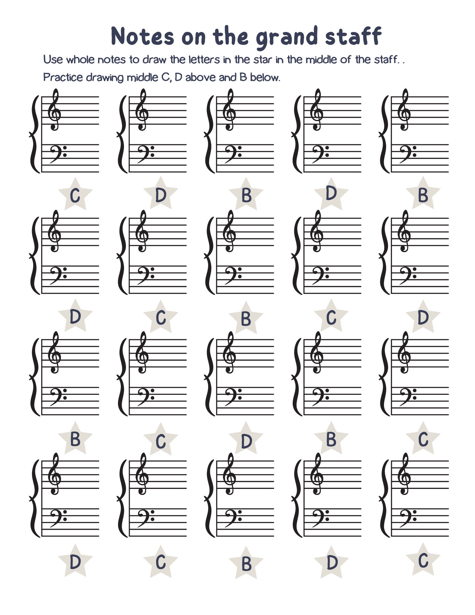 Music Theory Worksheets Music Education Music Printable Homeschool ...
