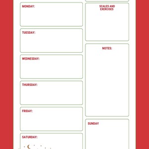 Music Lesson Practice Charts Lesson Notes Music Lesson Piano Lesson ...