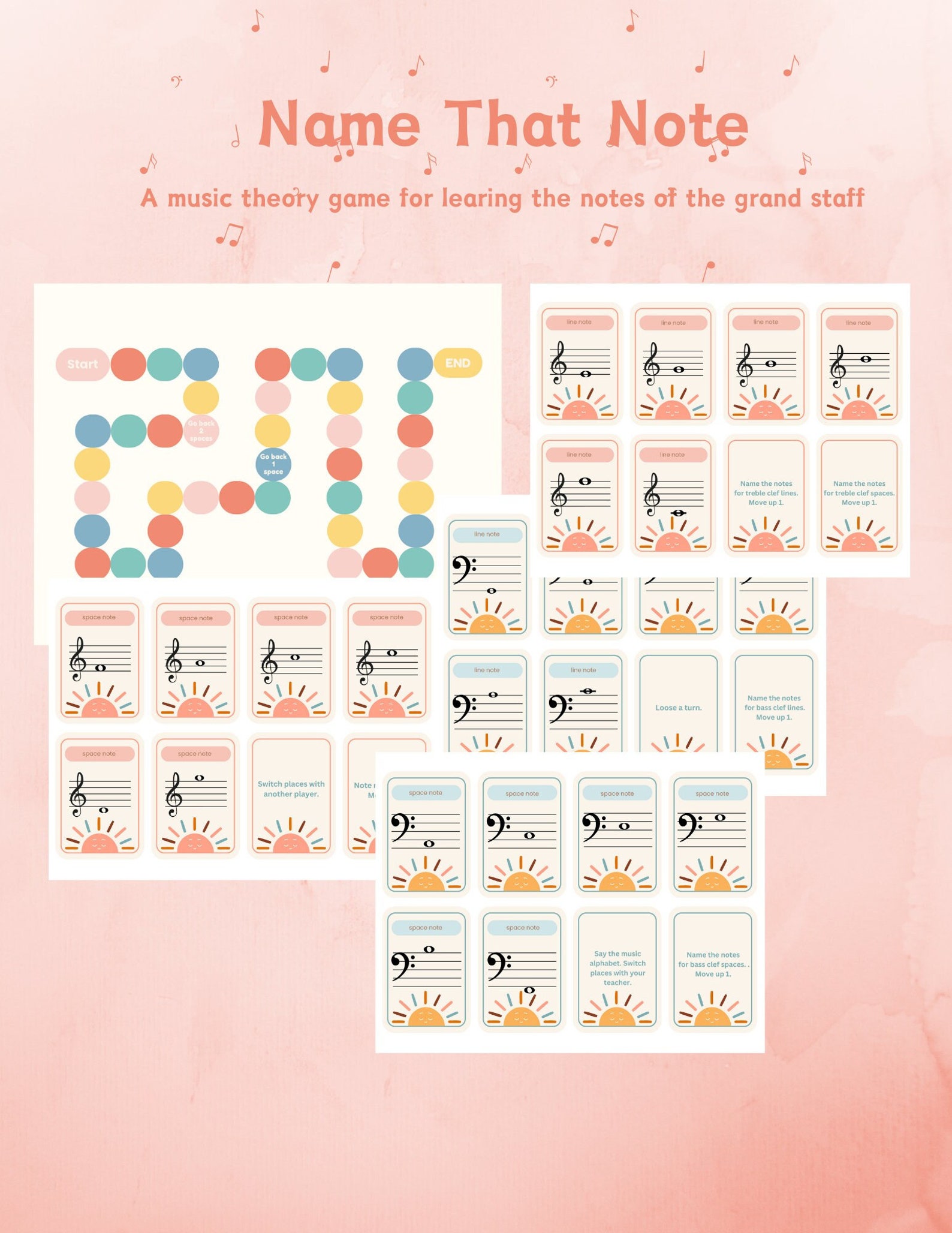 Name That Note Music Education Music Theory Game Piano Lesson Game ...