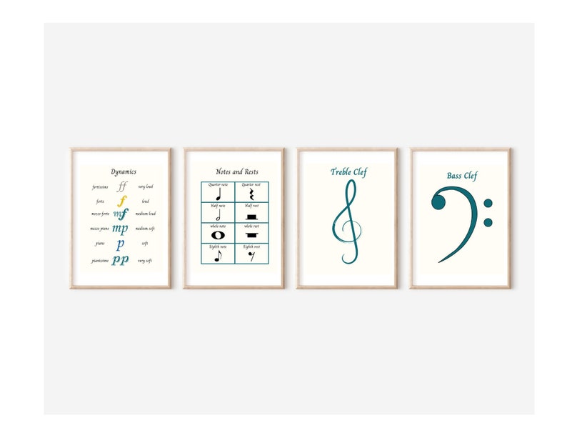 Music Classroom Decor Homeschool Room Piano Studio Decor Music Studio ...