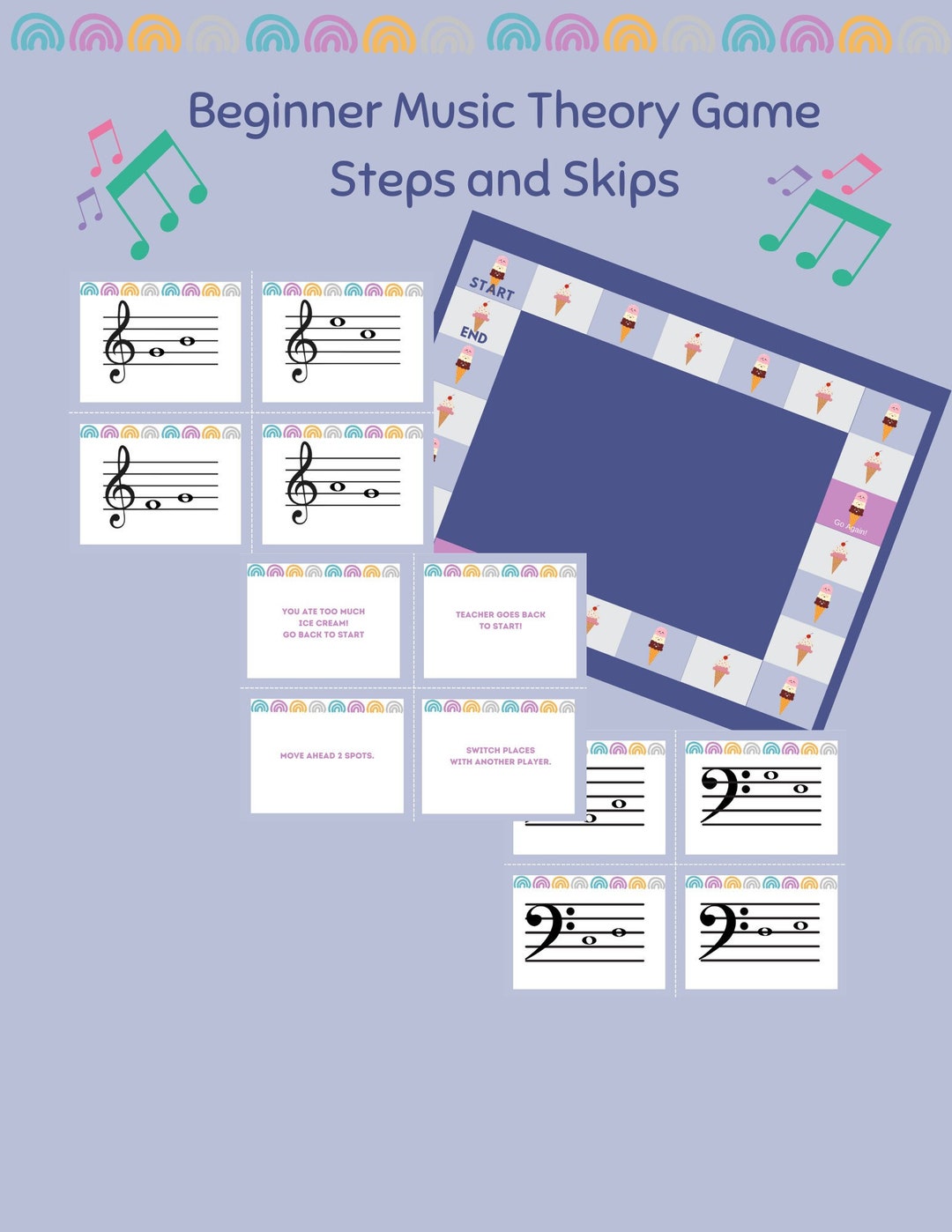 Music Theory Game Music Education Group Piano Lessons Music Homeschool ...