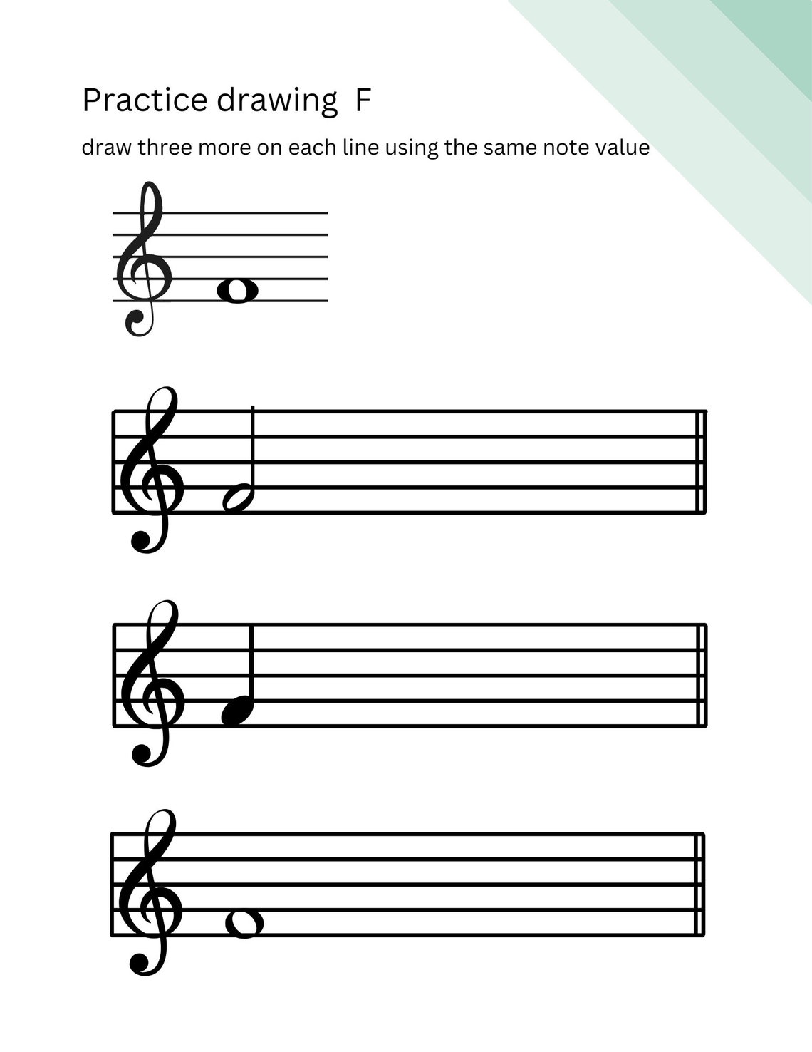 Music Worksheets Piano Printable Homeschool Printable Music Lessons ...