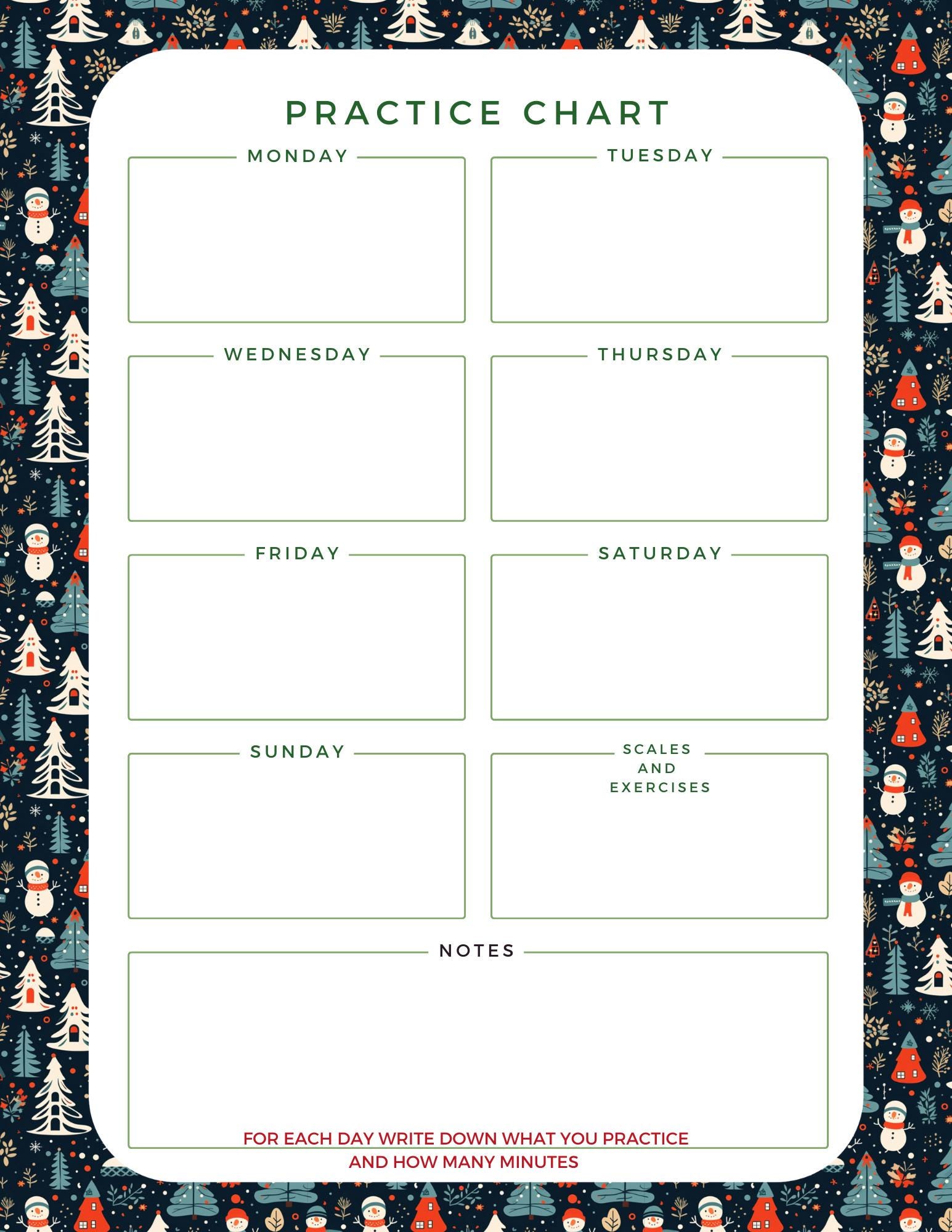 Music Lesson Practice Charts Lesson Notes Music Lesson Piano Lesson ...