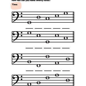 Music Worksheets Music Printable Music Education Music Theory for Kids ...