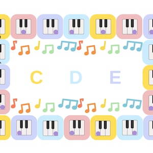 Name That Piano Key Beginning Piano Piano Game Music Theory Game Piano ...