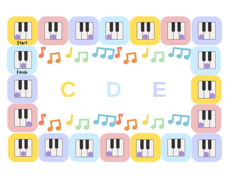Name That Piano Key Beginning Piano Piano Game Music Theory Game Piano ...