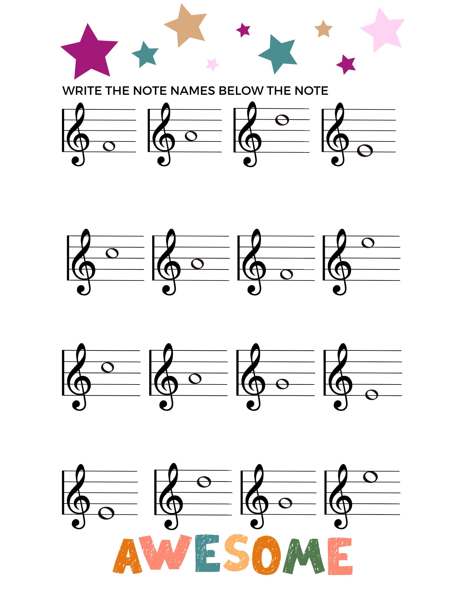 Music Worksheets Piano Lessons Music Lessons Music Theory Music ...