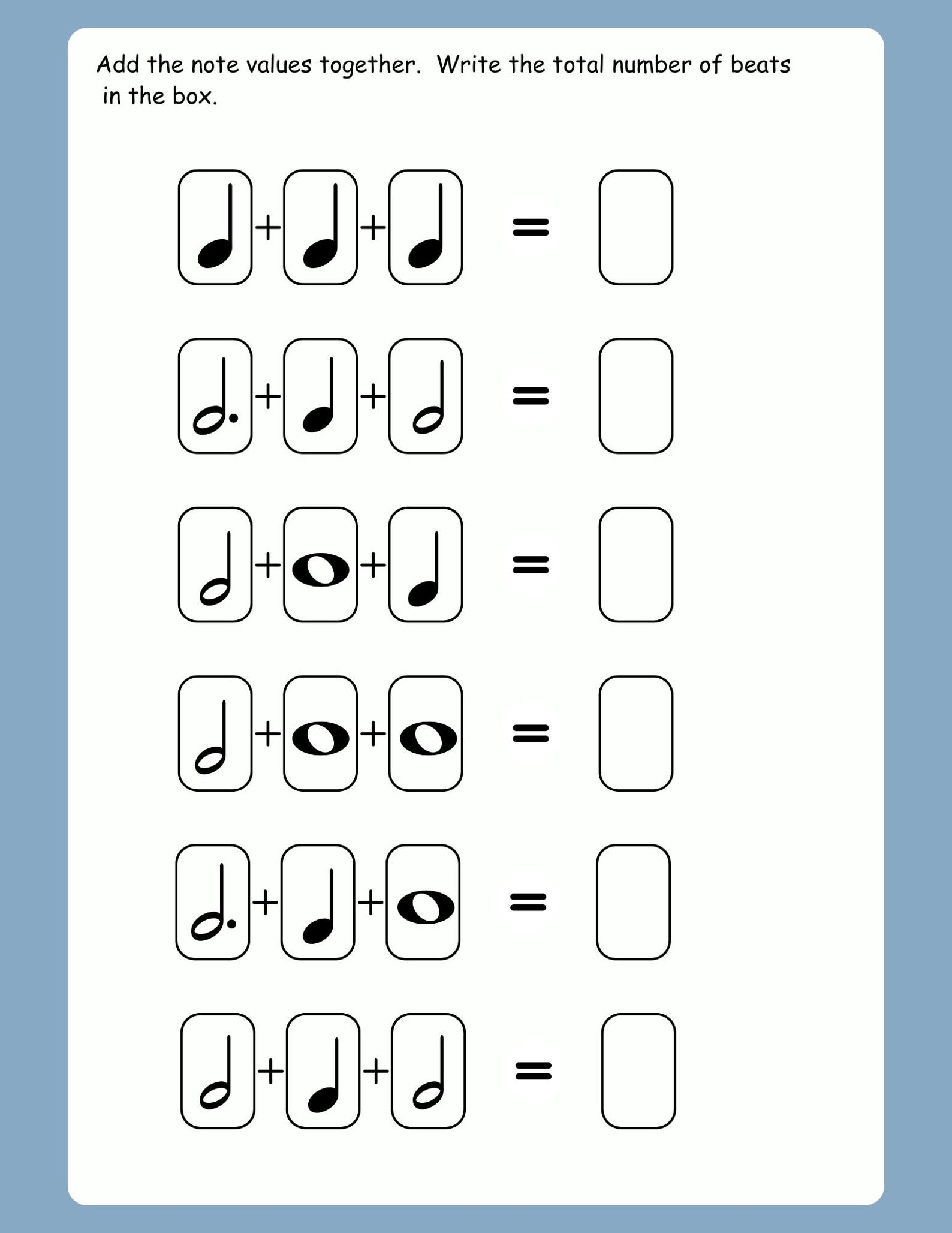 Music Note Worksheets Music Theory Worksheets Music Printable Music ...