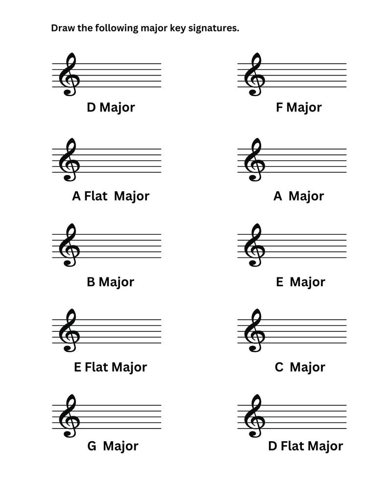 Music Theory Worksheets Homeschool Music Piano Worksheets Music ...