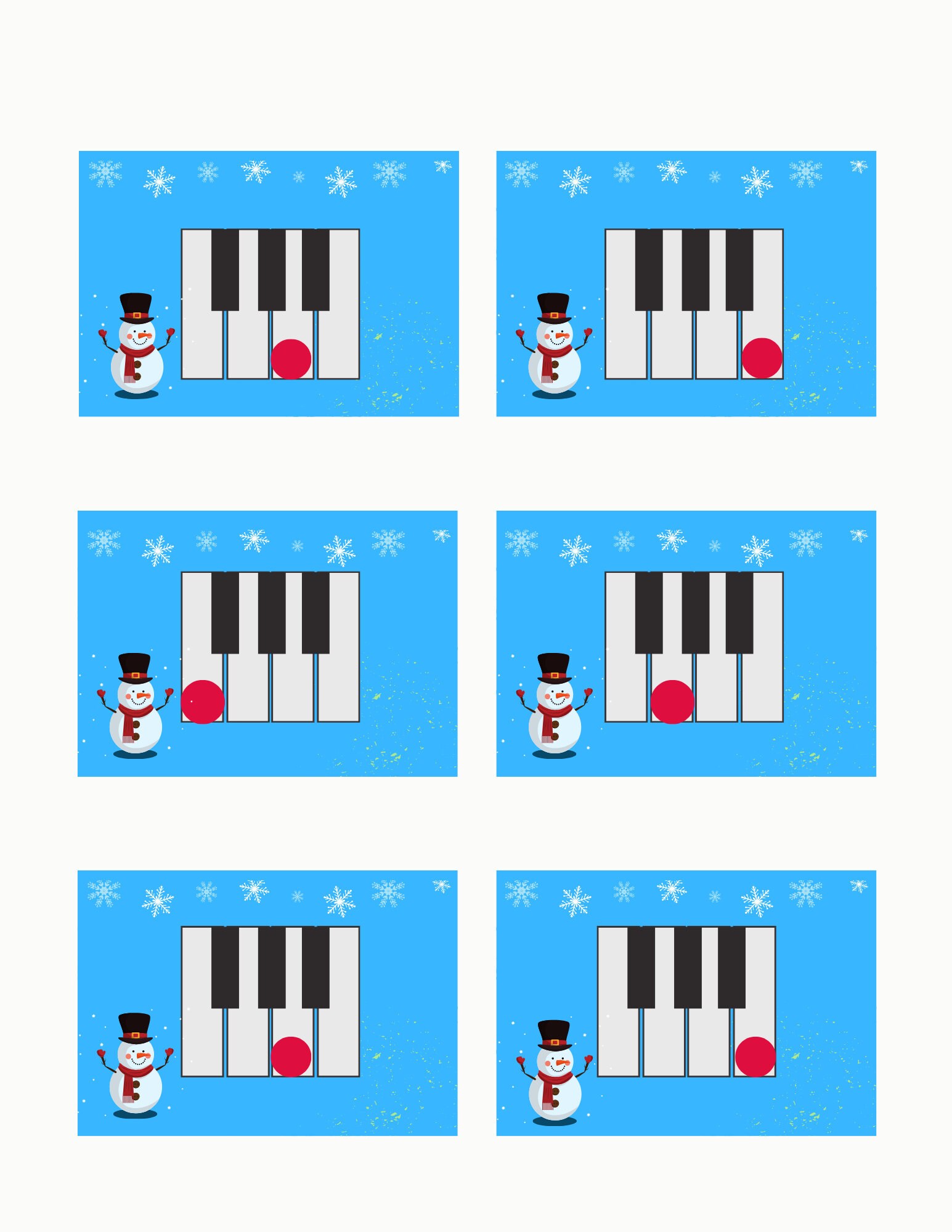Piano Games Piano Lessons Piano Key Game Winter Piano Game Music ...