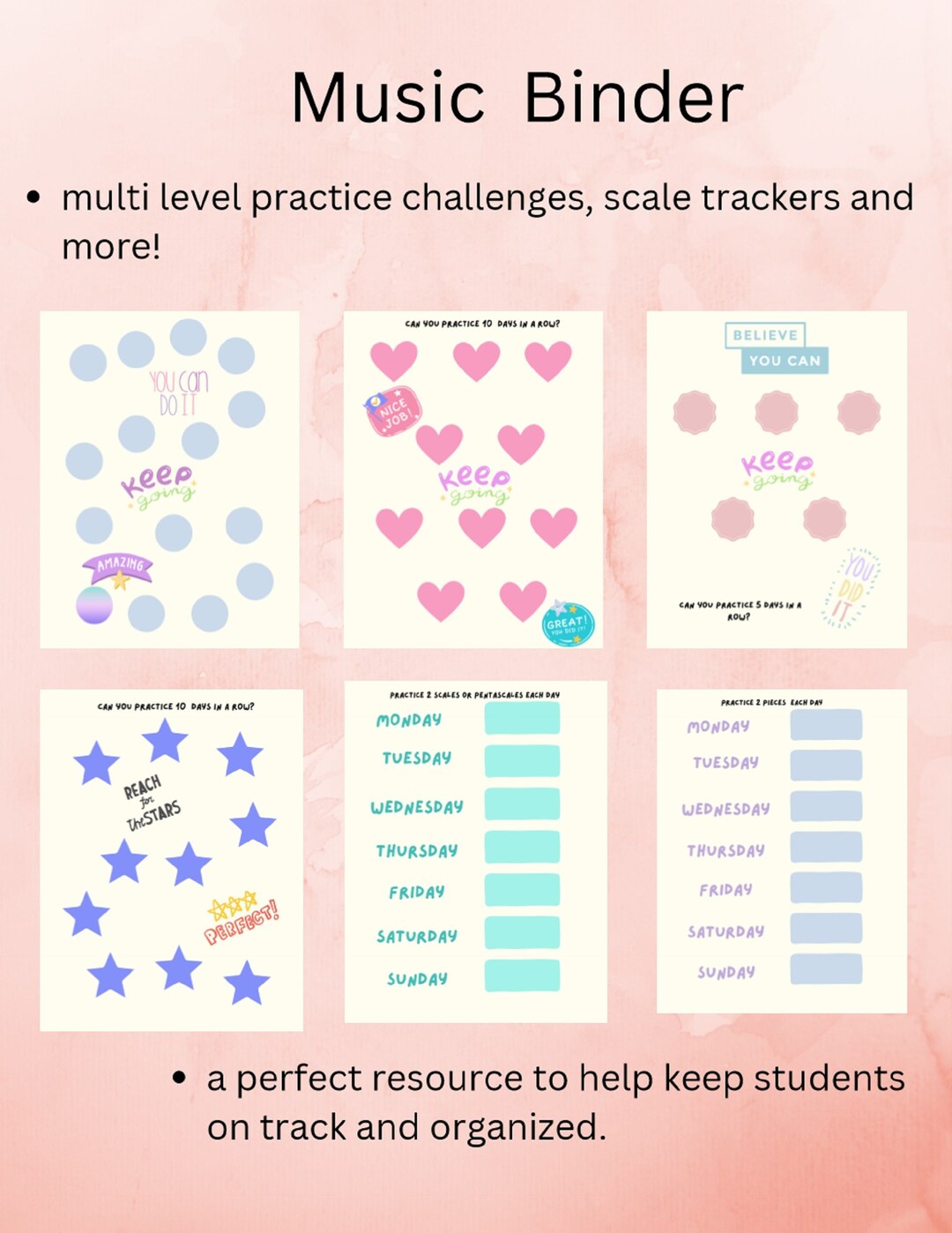 Music Practice Challenge Piano Lessons Music Lessons Music Education ...