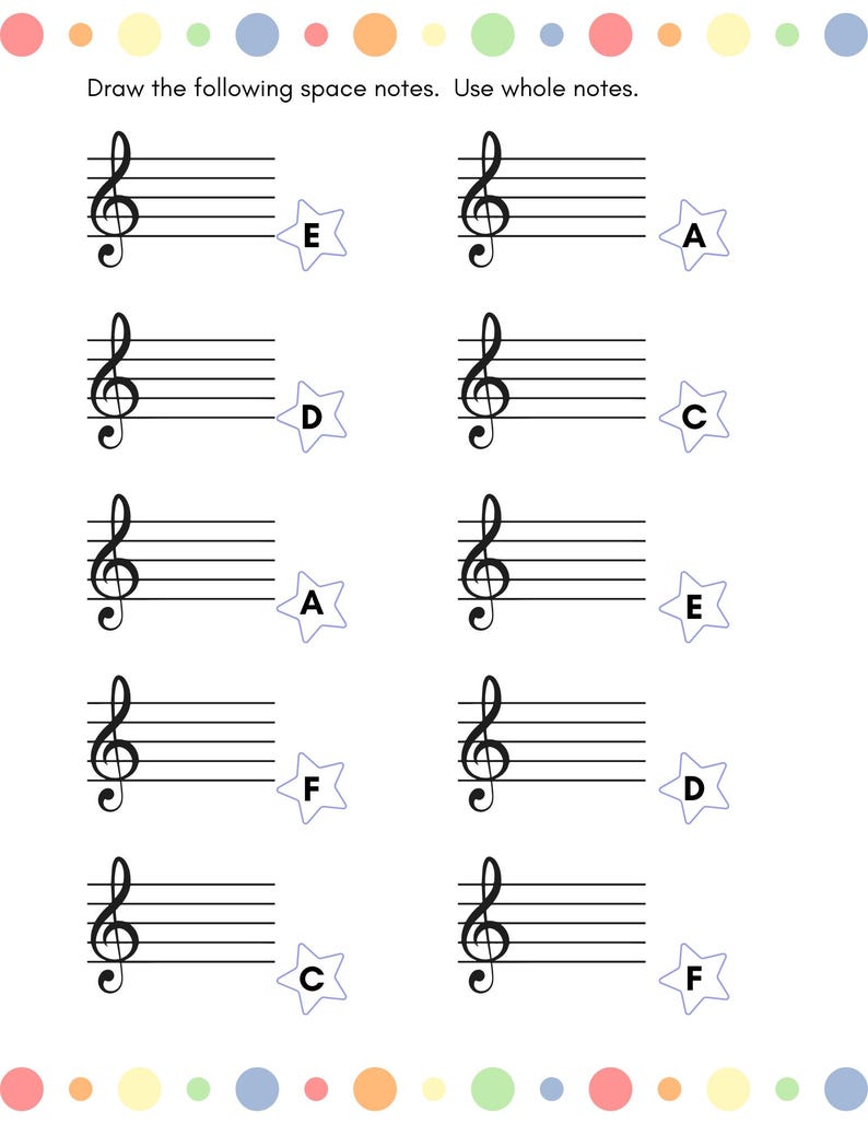 Music Worksheets Piano Worksheets Music Education Printable Homeschool ...