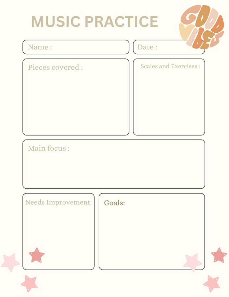 Music Practice Charts Piano Lessons Music Lesson Piano Practice Chart ...