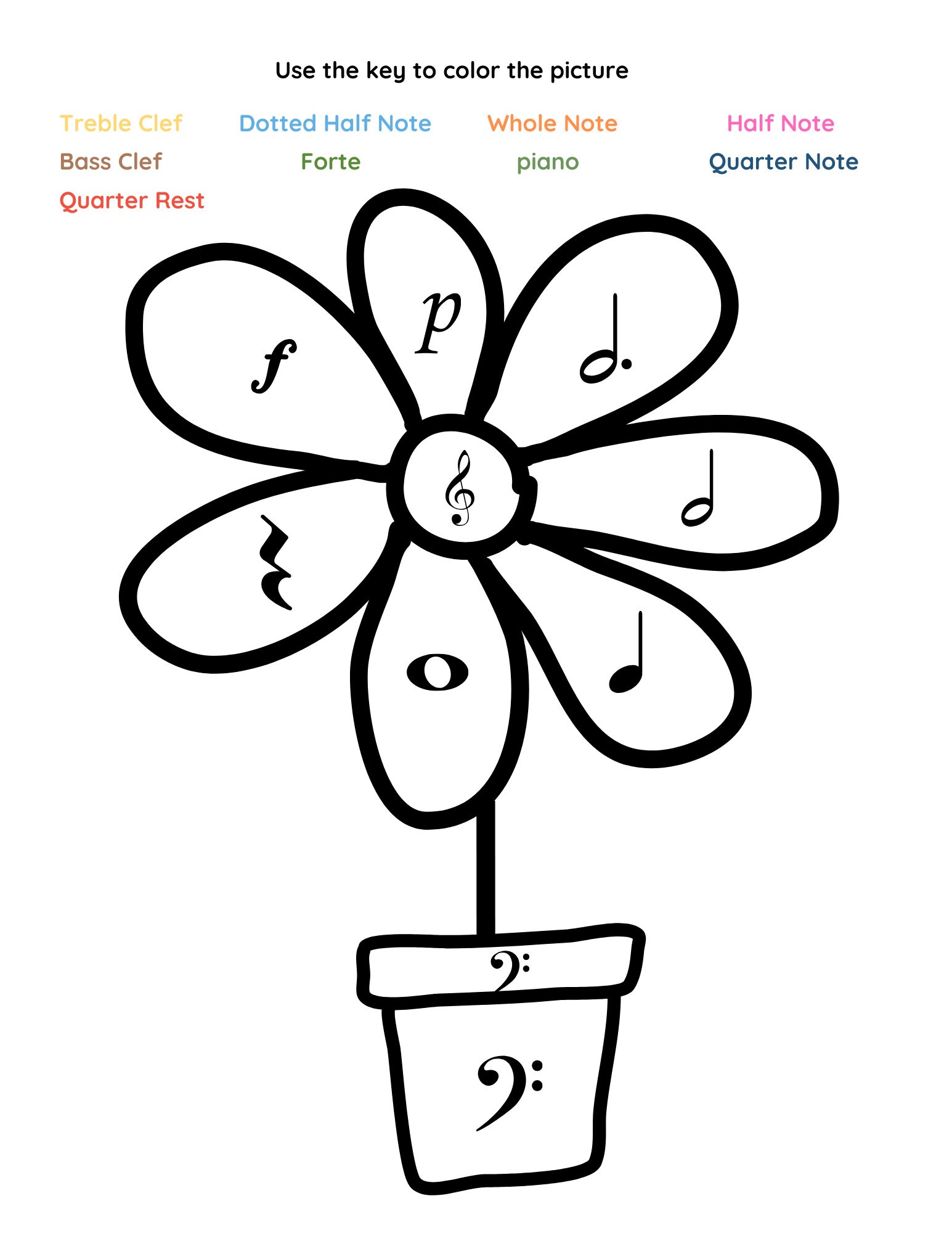 Spring Music Worksheets Piano Lessons Music Lessons Music Printable ...