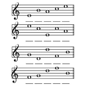 Music Worksheets Basic Note Reading Treble Clef Worksheets Bass Clef ...