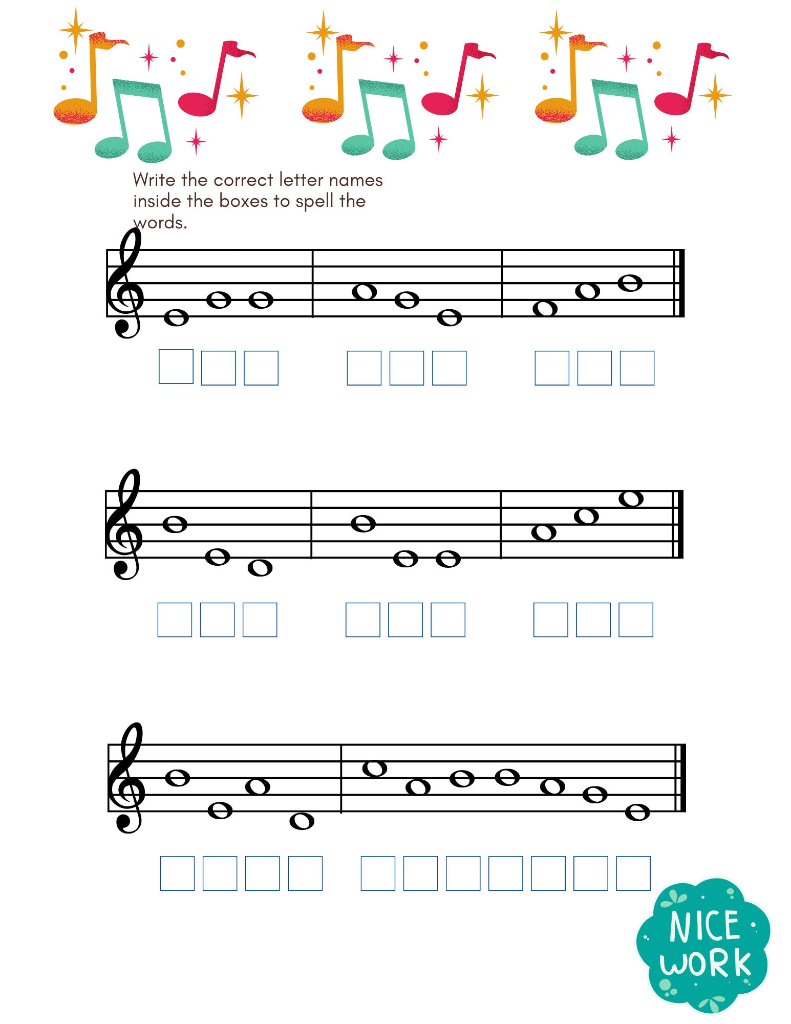 Music Worksheets Music Printable Piano Lesson Music Lesson Homeschool ...