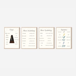 Music Classroom Decor Homeschool Printable Piano Studio Decor Music ...