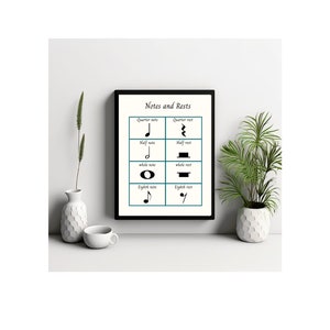Music Classroom Decor Homeschool Room Piano Studio Decor Music Studio ...