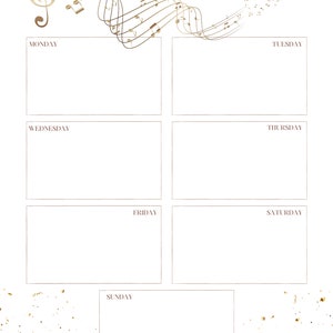 Piano Practice Charts Weekly Piano Lessons Music Lessons Practice ...