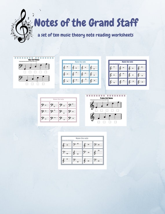 Teaching Music Theory Worksheets