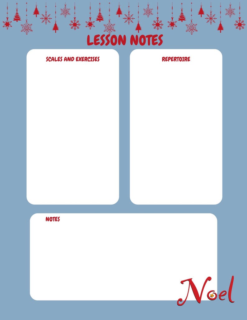 Music Lesson Practice Charts Lesson Notes Music Lesson Piano Lesson ...