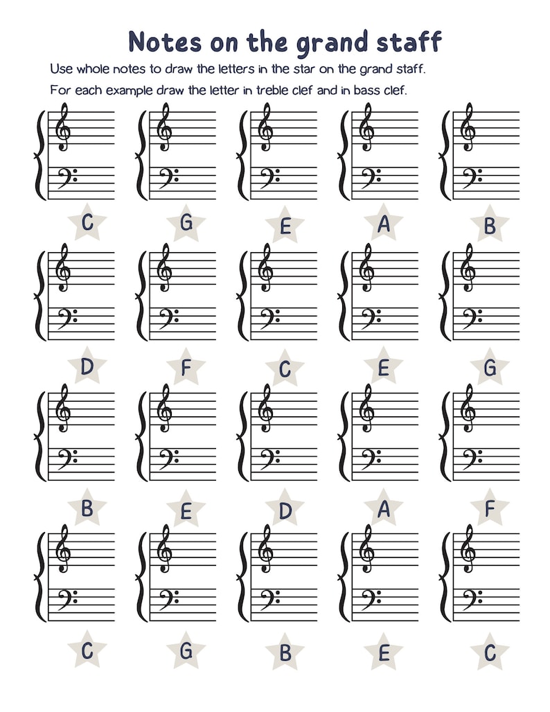 Music Theory Worksheets Music Education Music Printable Homeschool ...