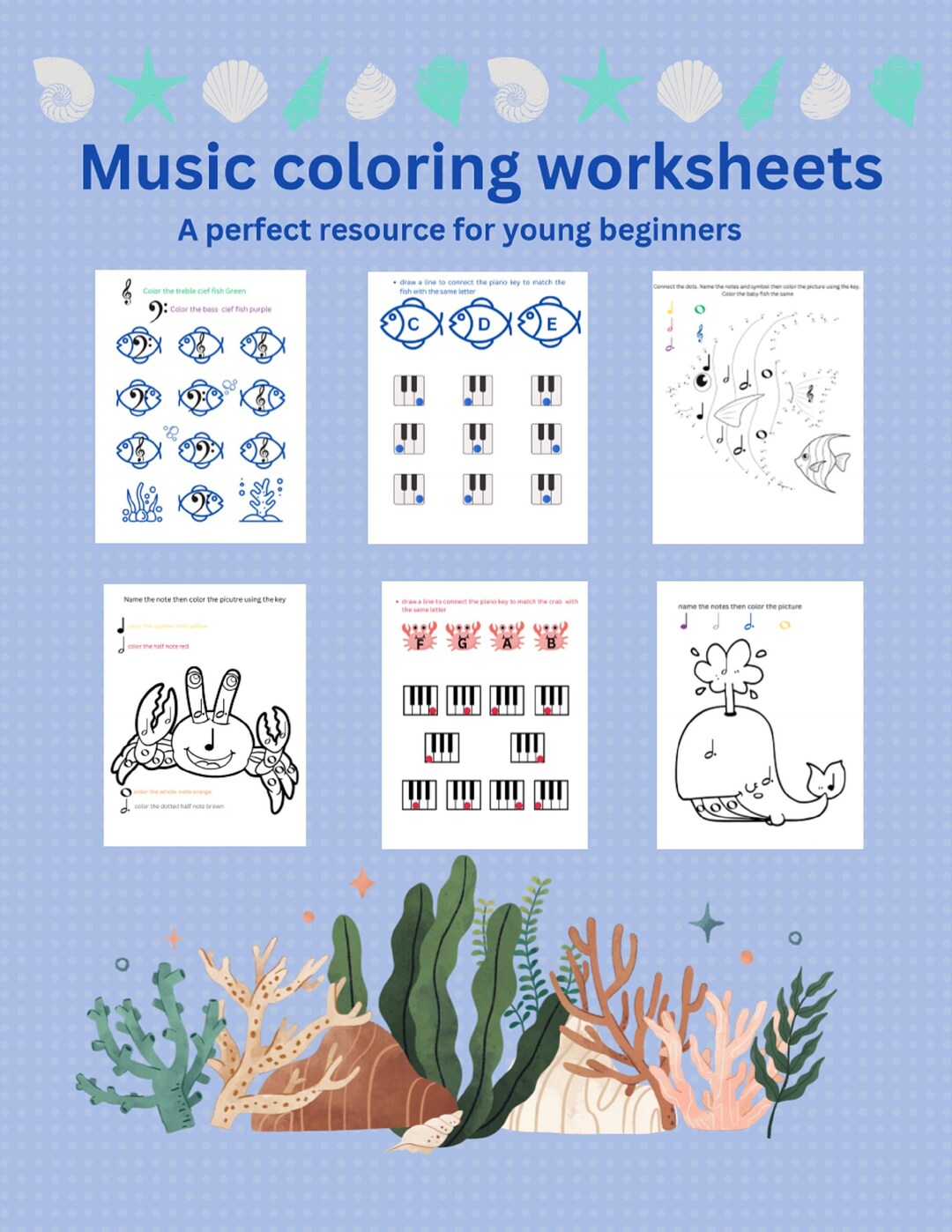 Music Worksheets Homeschool Worksheets Music Education Piano Lessons ...