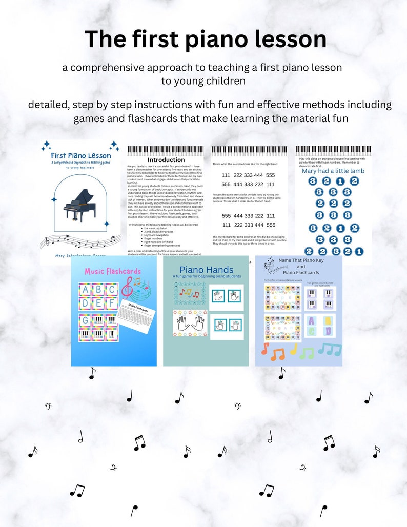 Piano Lessons Homeschool Music Music Theory/music Education Piano ...