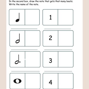 Music Note Worksheets Music Theory Worksheets Music Printable Music ...