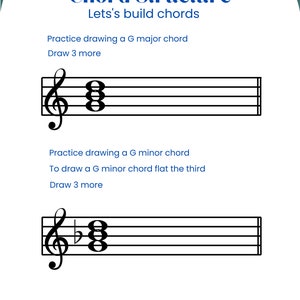 Piano Worksheets Building Chords Music Worksheets Homeschool Worksheets ...