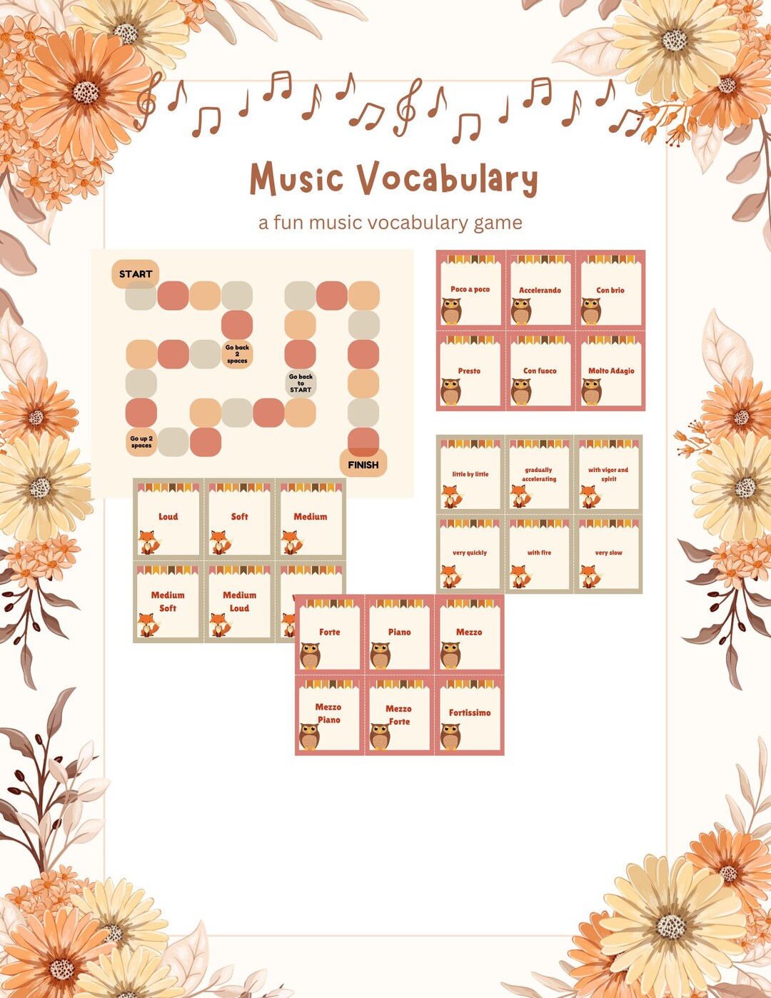 Music Lesson Game Music Flashcards Piano Lessons Group Piano Game Music ...