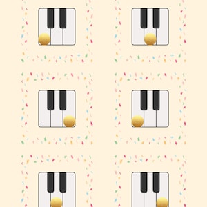 Piano Keys and Letters Piano Game Music Game Music Theory Game ...