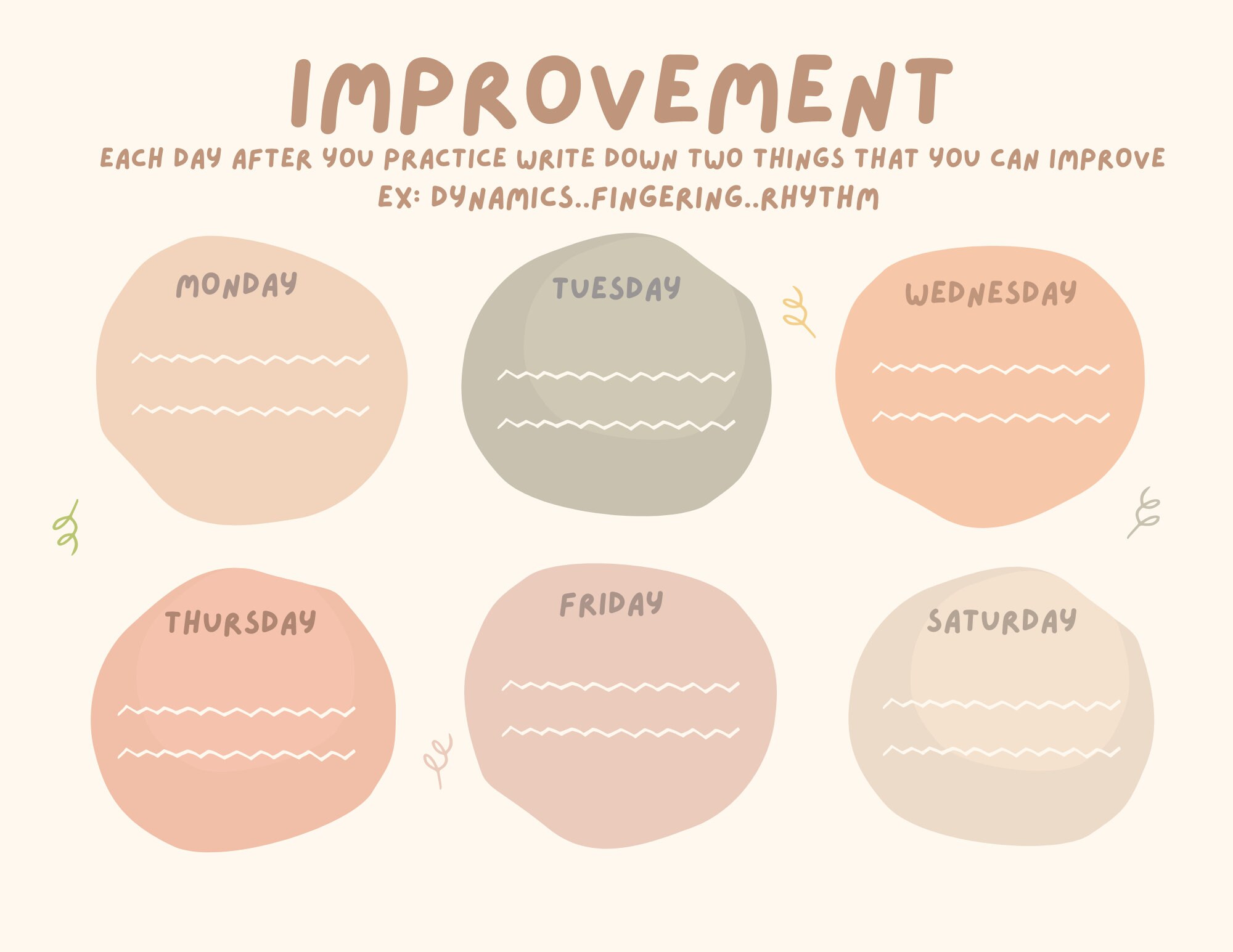 Practice Challenge Music Lessons Practice Tracker Piano Lessons Piano ...