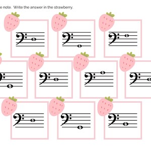 Music Theory Worksheets Music Printable Piano Homework Music Lesson ...