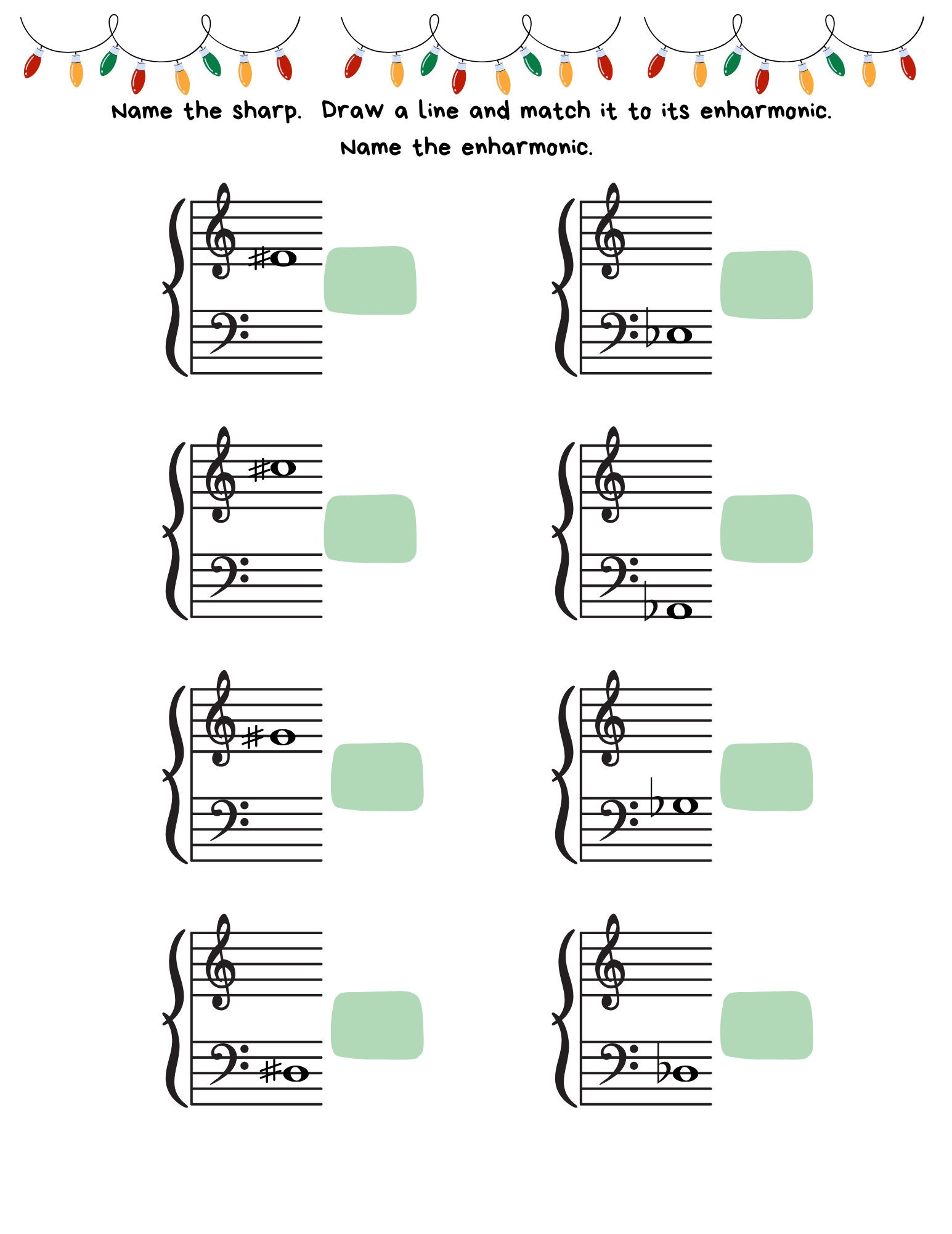 Music Worksheets Music Theory Worksheets Piano Lessons Music Class ...