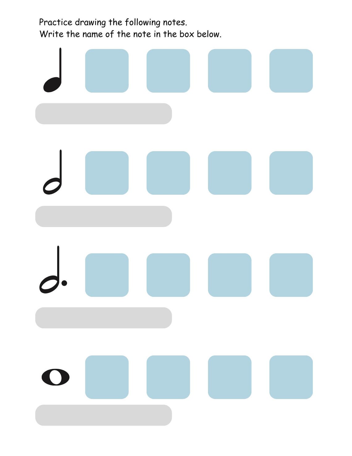 Music Note Worksheets Music Theory Worksheets Music Printable Music ...