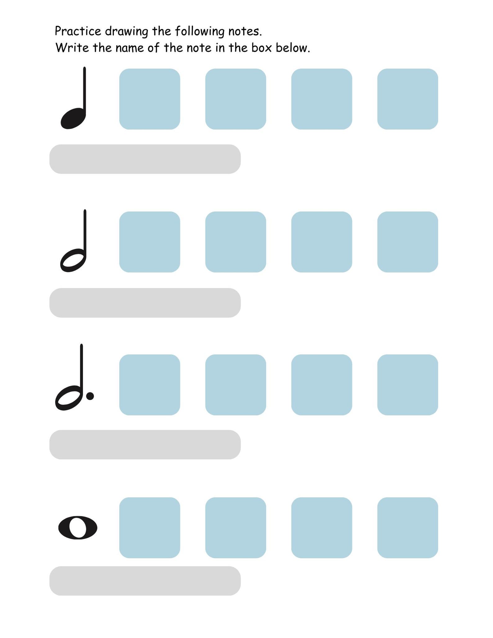 Music Note Worksheets Music Theory Worksheets Music Printable Music ...