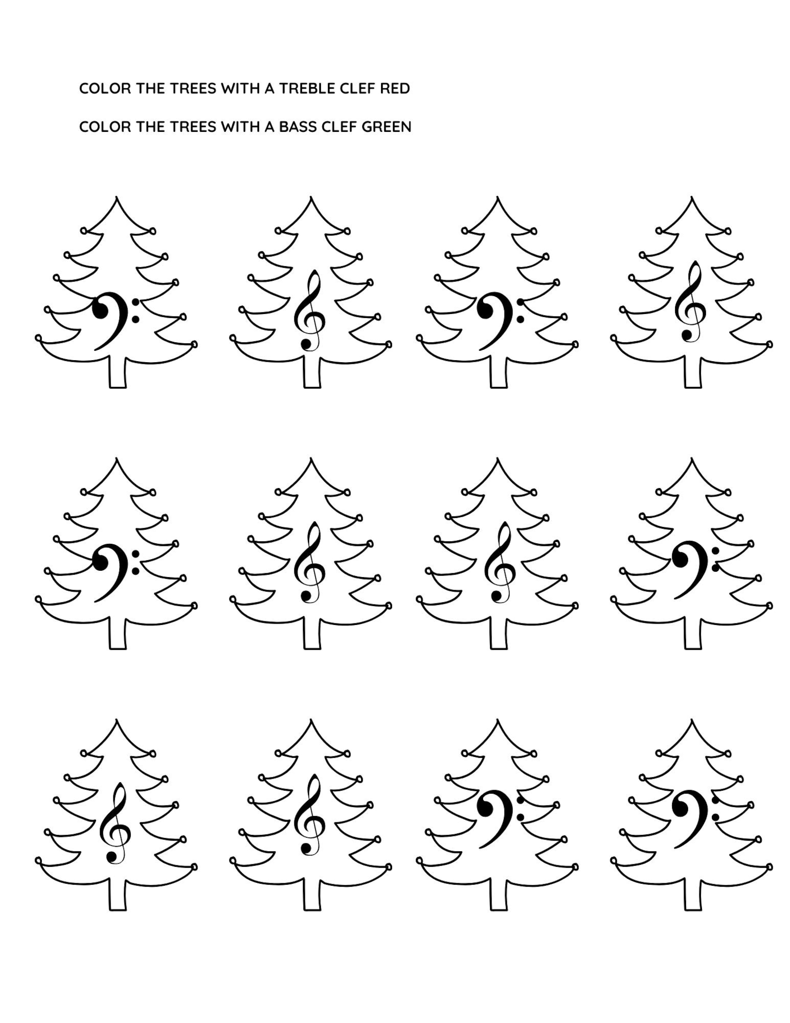 Christmas Music Worksheets Coloring Worksheets Piano Worksheets ...