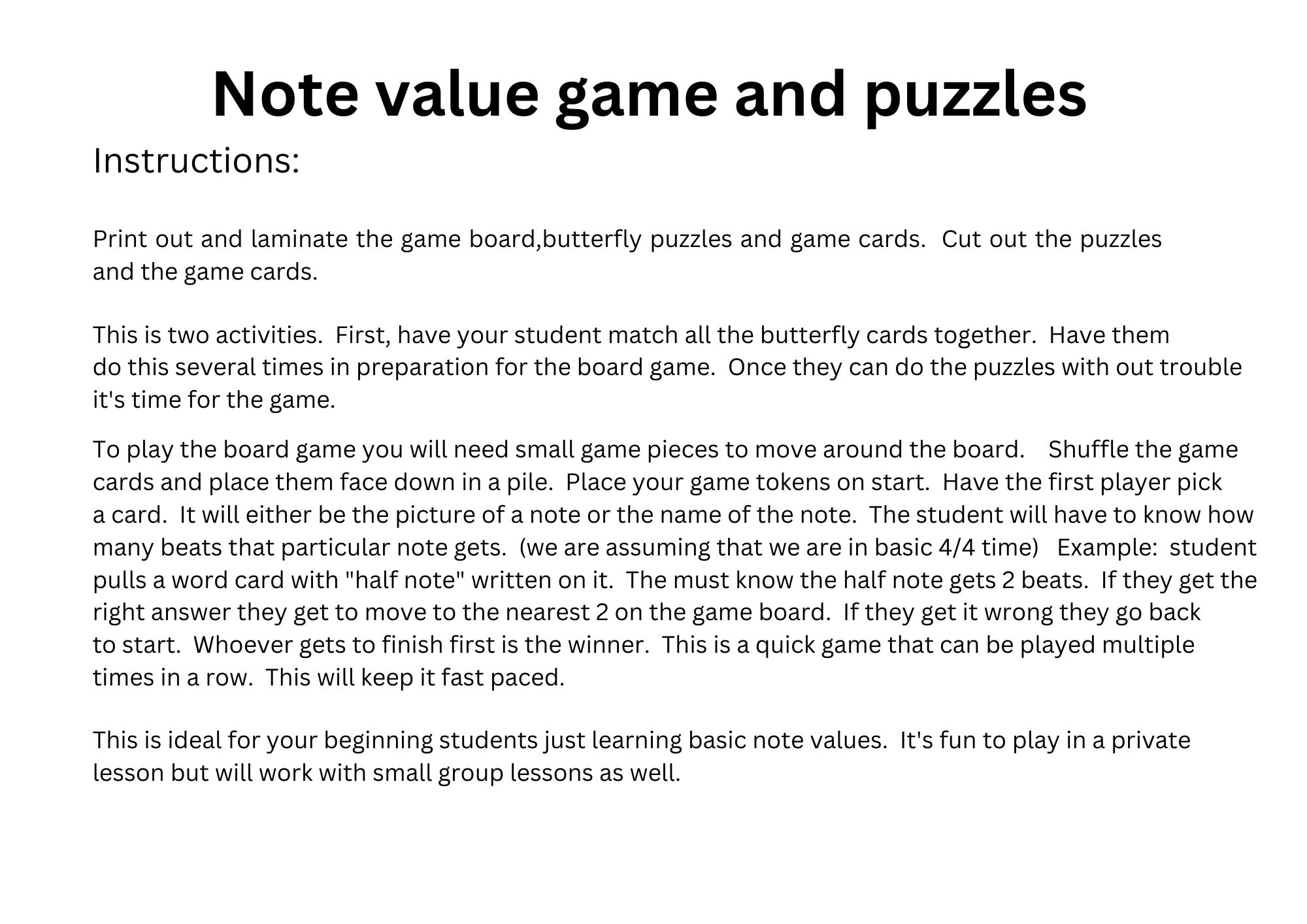 Music Education Games Piano Lessons Music Lessons Music Theory Games ...