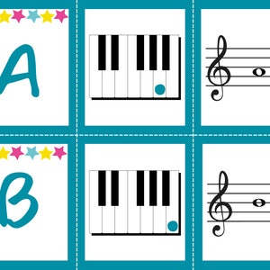 Music Note Match Music Education Music Theory Game Group Piano Lessons ...