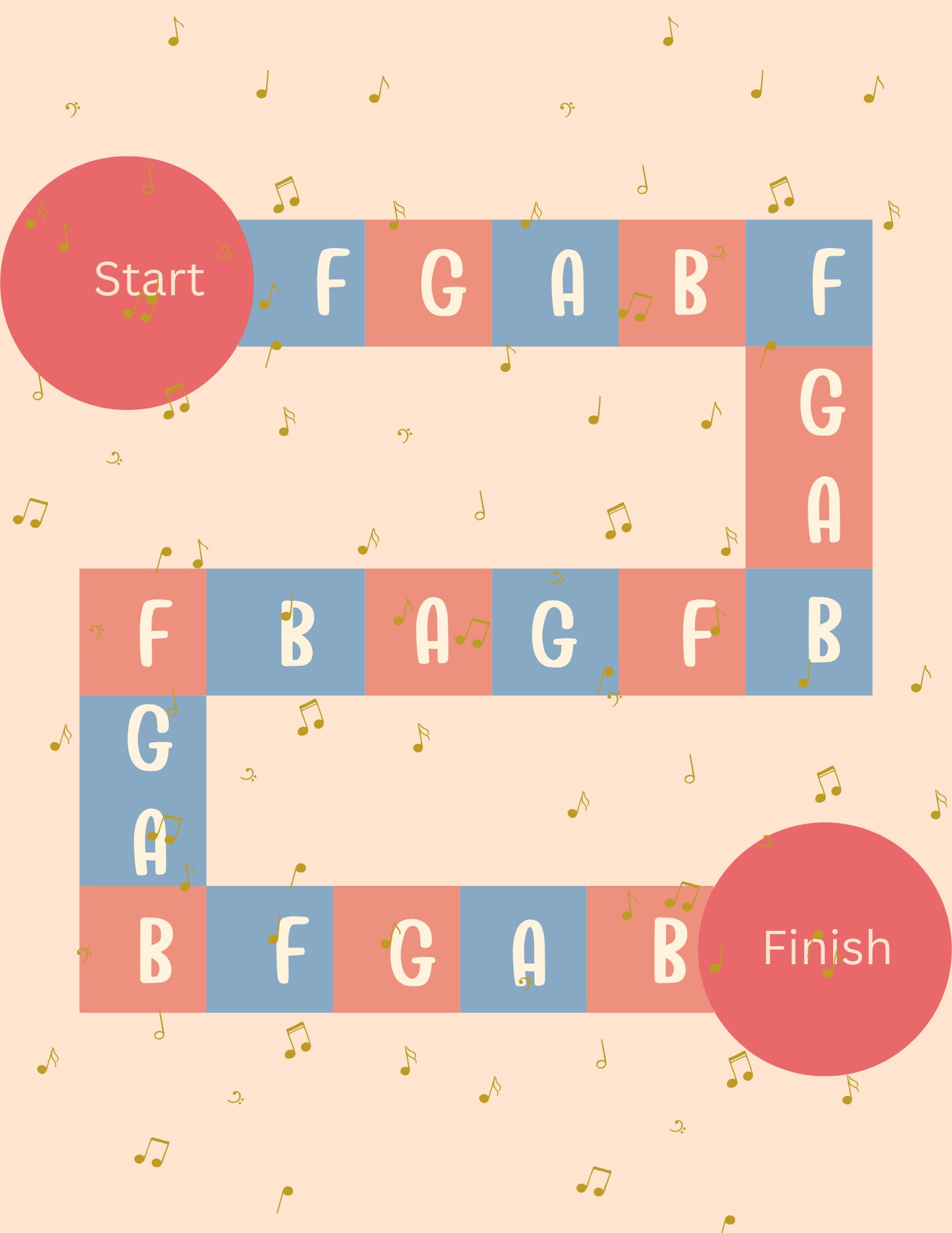 Piano Keys and Letters Piano Game Music Game Music Theory Game ...