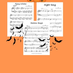 Halloween Piano Solos Sheet Music for Kids Intermediate Piano Solos ...
