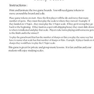 Piano Game Sticky Scales Music Lessons Piano Lessons Group Piano Game ...