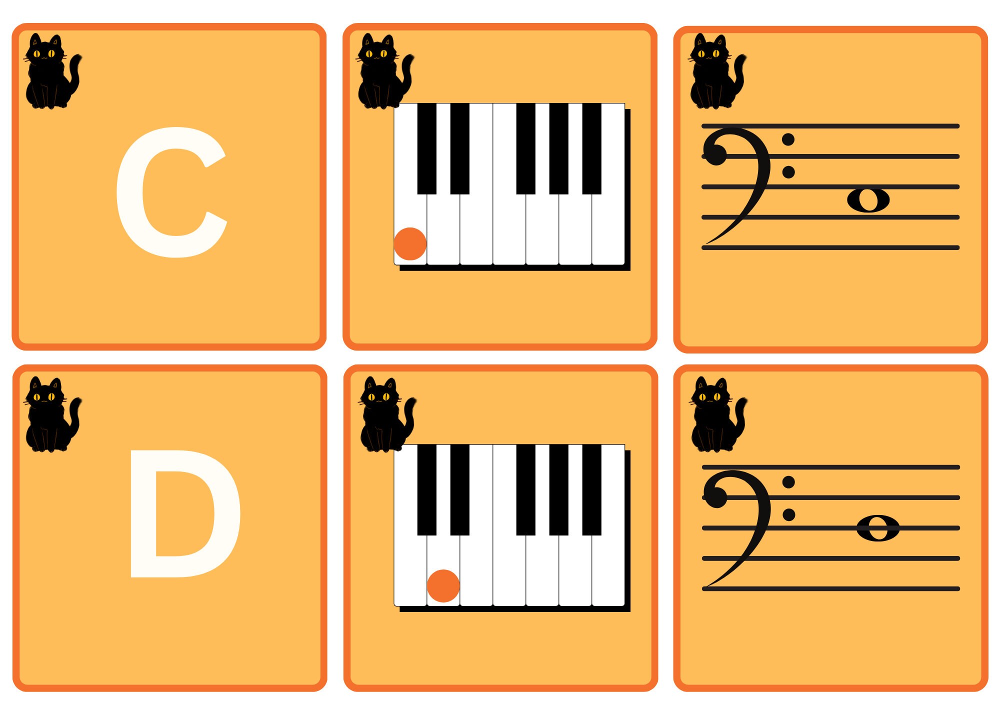 Music Flashcards Piano Lessons Music Lessons Homeschool Music Piano ...