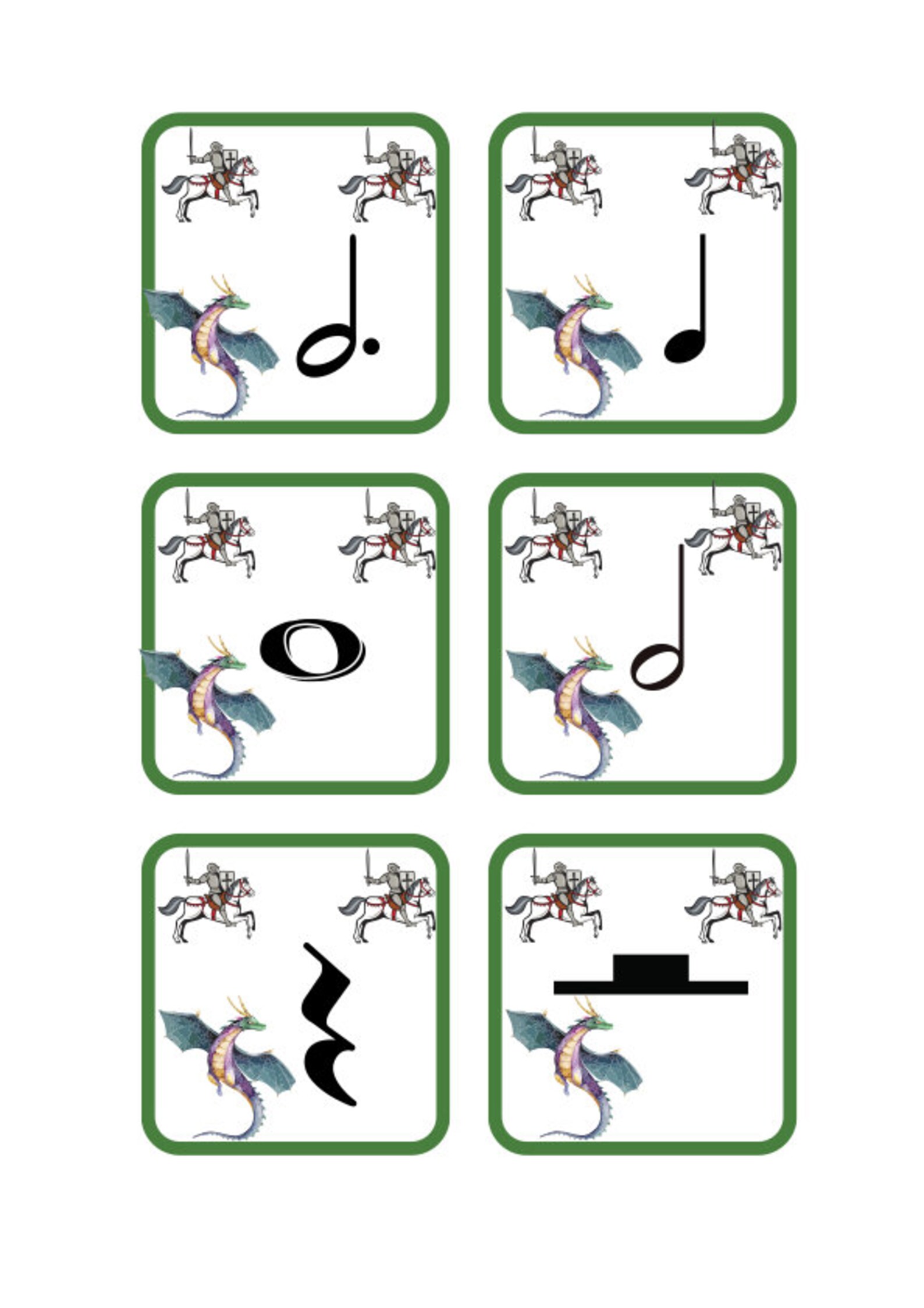 Note Value Battle Rhythm Game Piano Game Music Game Piano Lessons ...