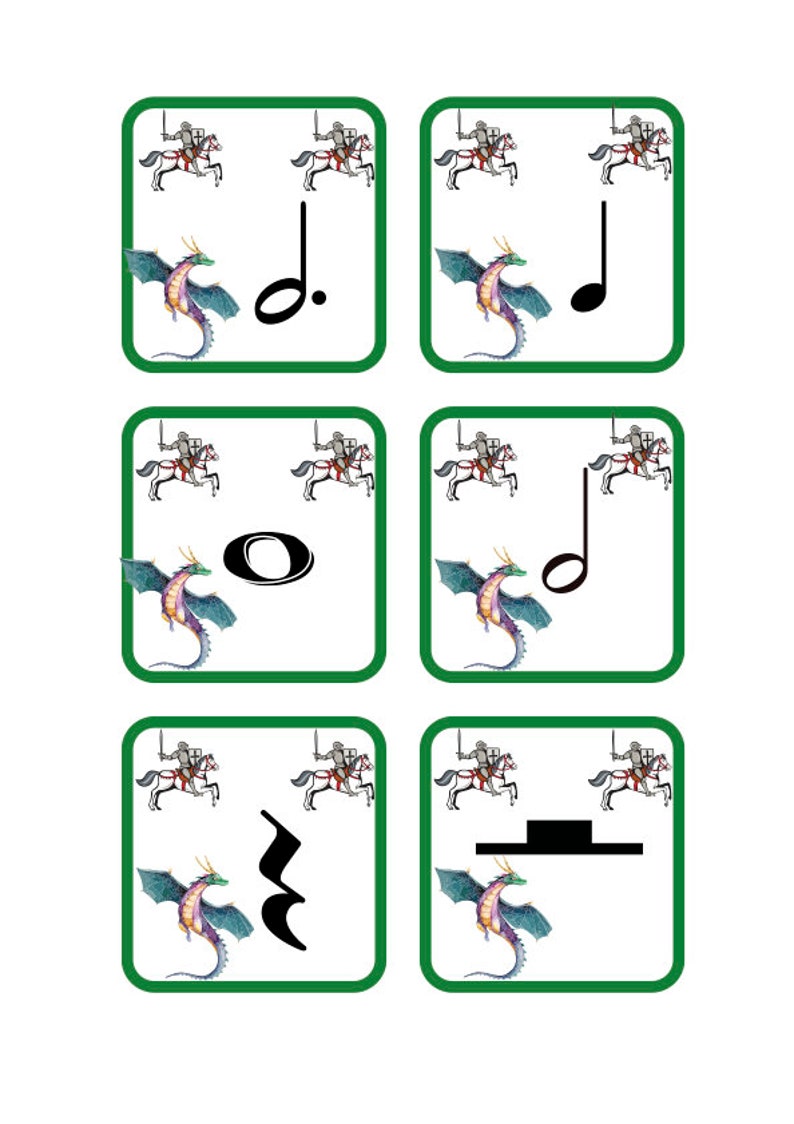 Note Value Battle Rhythm Game Piano Game Music Game Piano Lessons ...