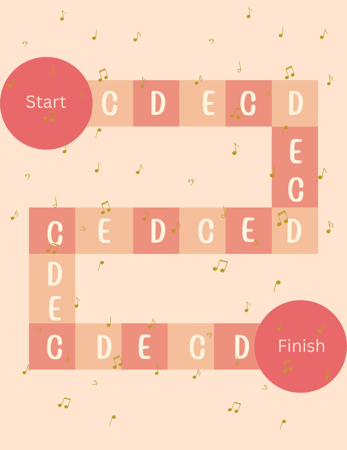 Piano Keys and Letters Piano Game Music Game Music Theory Game ...